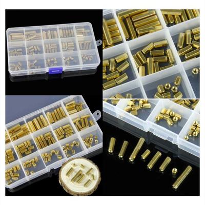 极速150Pces Hollow copper pillar M3 double pass PCB mounting