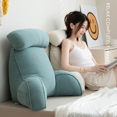 速发床头软包靠背颈上飘窗宿舍护靠垫护床能腰榻榻米看手机孕妇靠