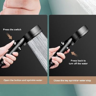 极速5 Modes Shower Head Adjustable HighK Pressure Water Savi