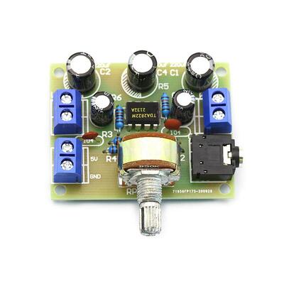 TDA2822双声道功放板套件 无噪音 2-12V 5W*2功放DIY模块制作套件