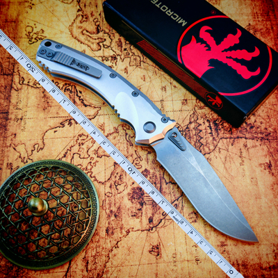 【大龙微技术两栖】钛合金户外求生刀具水果刀家用防身开刃锋利