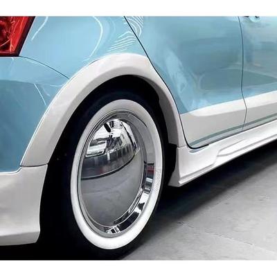 糯玉米之宏光熊猫缤果小马星愿甲壳虫钢圈镜面轮毂盖1213141516寸