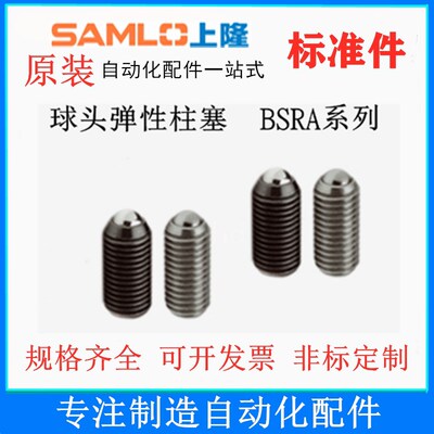 上隆原装球头弹性柱塞BSRA/BSRAS-M3 M4 M5 M6 M8 M10 M12 不锈钢