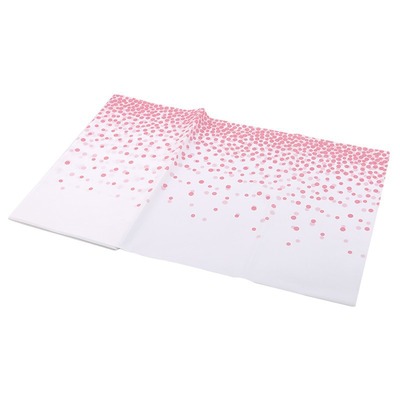 烫金玫瑰金圆点桌布庆祝婚礼