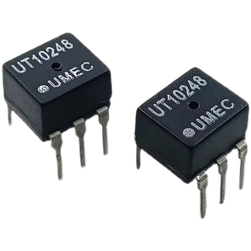 UT10248微型6脚40UH 1:1:1隔离 0.1-150MHZ RF射频脉冲高频变压器