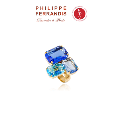 【AZLOOK】Philippe Ferrandis蔚蓝假日戒指女款高级感轻奢开口戒