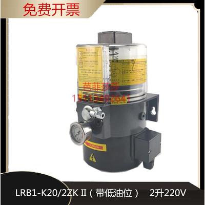 浙江电动油脂润滑泵220V冲床黄油泵LRB1-K20/2ZK II