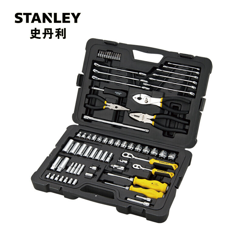 。STANLEY工具71件套多功能组套STMT74394-8-23家用汽修机修工具