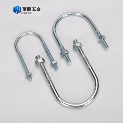 JB/ZQ4321JB/ZQ4519u型螺栓管卡U型卡螺丝u型骑马螺栓管镀锌抱箍