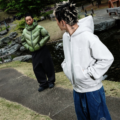 Mertra新款男女款灰色拉链卫衣