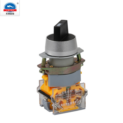 。天博按钮开关LAY39A-11X2 LAY39A-20X3二档三档短柄旋钮开孔22m