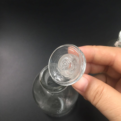。白色小口试剂瓶透明细口瓶密封磨砂玻璃瓶30ml60250ml500ml1000