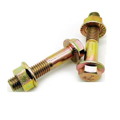 10.9级高强度法兰面螺栓螺母套装防滑螺丝M6M8M10M12*16X20X30-90
