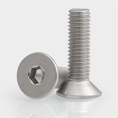 M6M8M10316不锈钢沉头内六角螺丝平头螺钉*12x16x18x30x40x70x75