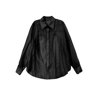 空气感天丝衬衫法式气质名媛高级感防晒开衫外套女夏季W23BC7124