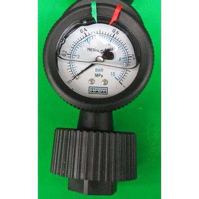YN60 0-1MPA 10BAR 10KGF/CM2 0-145PSI塑料隔膜耐震压力表