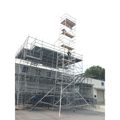 scaffold scaffolding铝合金脚手架扣件质优价廉出口阿里脚手架及