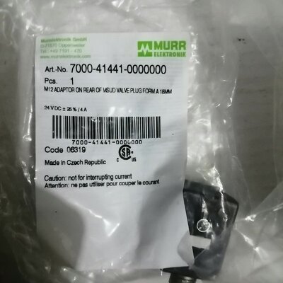 议价MURR电磁阀插头7000-41441-0000000