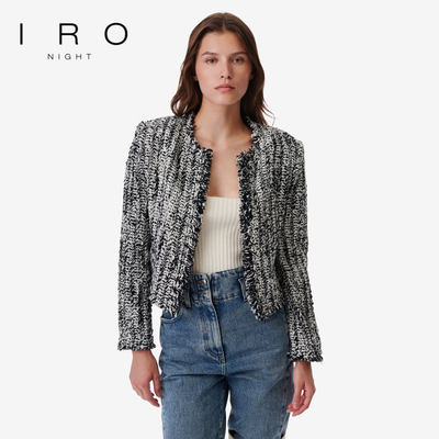 秋季短款外套IRO编织法式