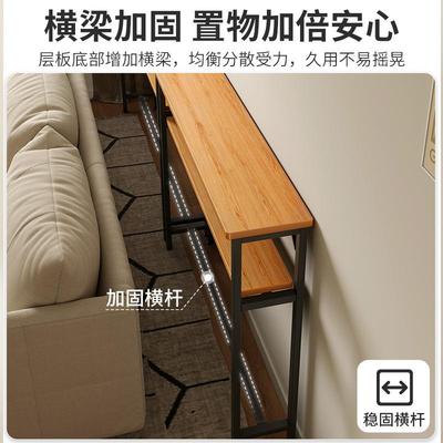 沙室发后面靠墙置缝物架夹42420收纳柜超窄柜子阳卧床边床头床台