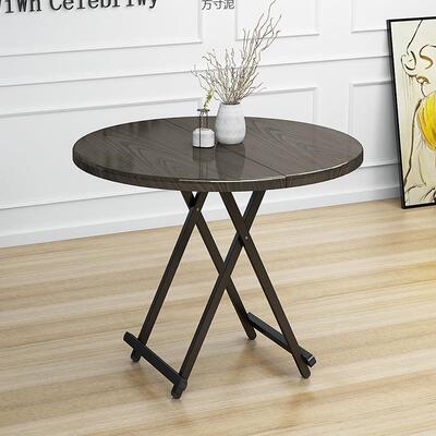 叠桌桌餐桌家用户28220型圆桌小桌子简约饭桌折户外折叠椅便携式