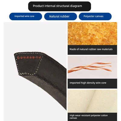 基洛三角带B2819Li B2845 B2850 B2870 B2896 B2900 B型传送带