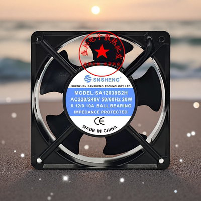 全新SNSHENG SA12038B2H/S2H 220V 20W 0.12A 12038 铝框散热风扇