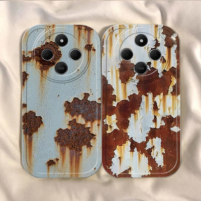 适用红米14R手机壳小米Redmi14R5G保护套2411DRN47C新款外壳R14个性硅胶RED全包Redim防摔Redmin男女锈迹斑斑