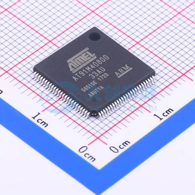单片机(MCU/MPU/SOC) AT91M40800-33AU LQFP-100(14x14) 原装正品