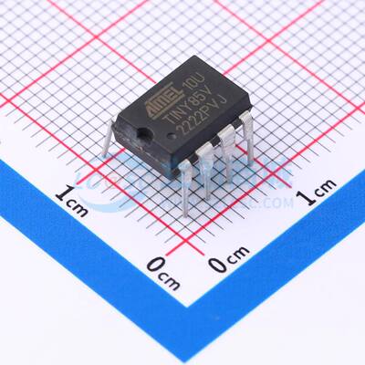单片机(MCU/MPU/SOC) ATTINY85V-10PU PDIP-8 原装正品