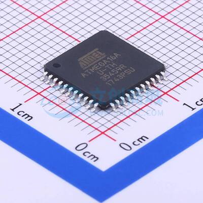 单片机(MCU/MPU/SOC) ATMEGA16A-AUR TQFP-44(10x10) 原装正品
