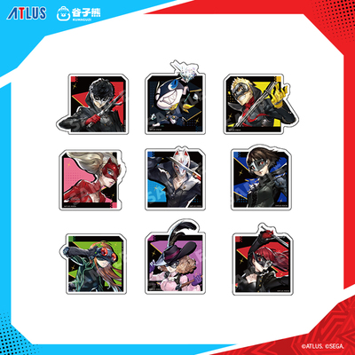 现货谷子熊女神异闻录PERSONA5THEROYAL异形亚克力卡周边