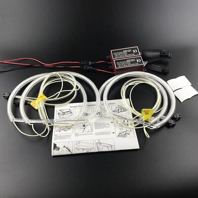 爆款131mmx4适用宝马E36E39E46E38白光CCFL天使眼光圈