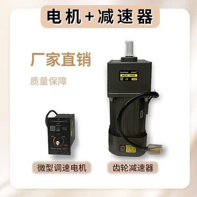 微型可0调速电动机YFP6W190W20W200减速电机单项220V调W速马达一