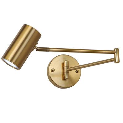 北欧简约单摇臂酒店客房工作室卧室书房窗体阅读折叠伸缩壁灯