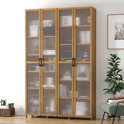 新款储物置物架书架家用简落地儿TFJ书童书子桌面易楠竹多层柜收