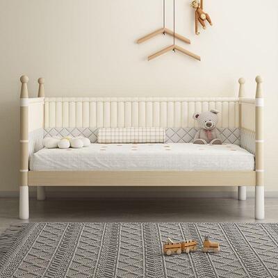 实木儿童接床加宽床卧室43214拼接大床生护栏带新拼儿小床婴儿床