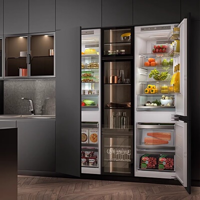 Haier/海尔 BCD-278WGHC2B6W9 风冷镶嵌式隐藏橱柜定制内嵌冰箱