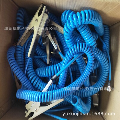 KD-1295不锈钢静电接地报警夹 304不锈钢接地夹声光款