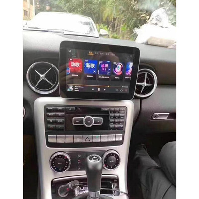 适用奔驰新款SLK轿跑安卓导航一体机9寸4G版八核语音声控carplay