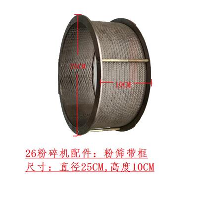 好运来农友26多功能粉碎机配套，配件粉筛 框架 罗圈 筛网 筛子