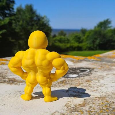 肌肉腿鸭子搞怪桌面雕像表情包