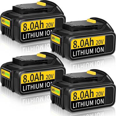 替代DeWalt德伟20V8.0ahDCB180DCB200手电钻电动工具电池厂