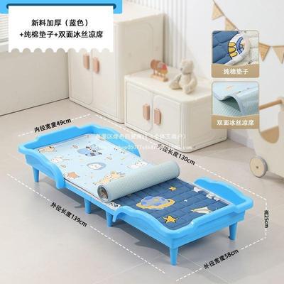 幼儿RUA园床用床叠专叠塑料庭家小孩午休床可折叠床单人儿童小床