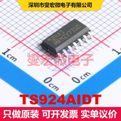 TS924AIDT SOIC-14 仪器放大器 线性 集成芯片IC