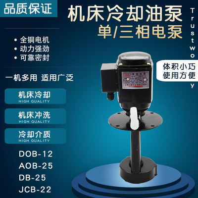 三相电泵DOB-12/AOB-25/DB-25/JCB-22机床磨床油泵冷却泵循环电泵