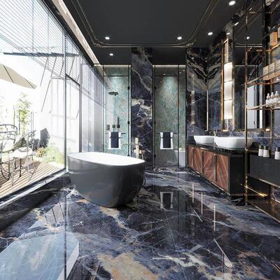 800X2600X9大理石纹连纹大板岩板现代简约轻奢客厅电视背景墙