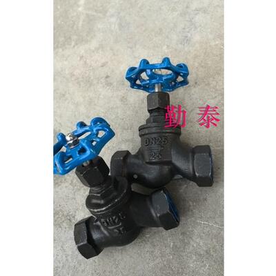 J11H-16C/25CWCB碳钢丝扣截止阀耐高温内螺纹S型304硬密封闸阀