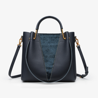 卡尔 蔻斯时尚轻奢大容量托特包CK25864H蓝色