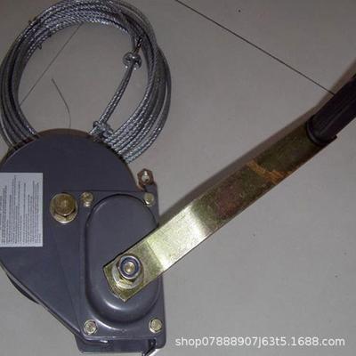 手摇卷扬机手摇绞车安装方便快速带有枢轴式操作手柄